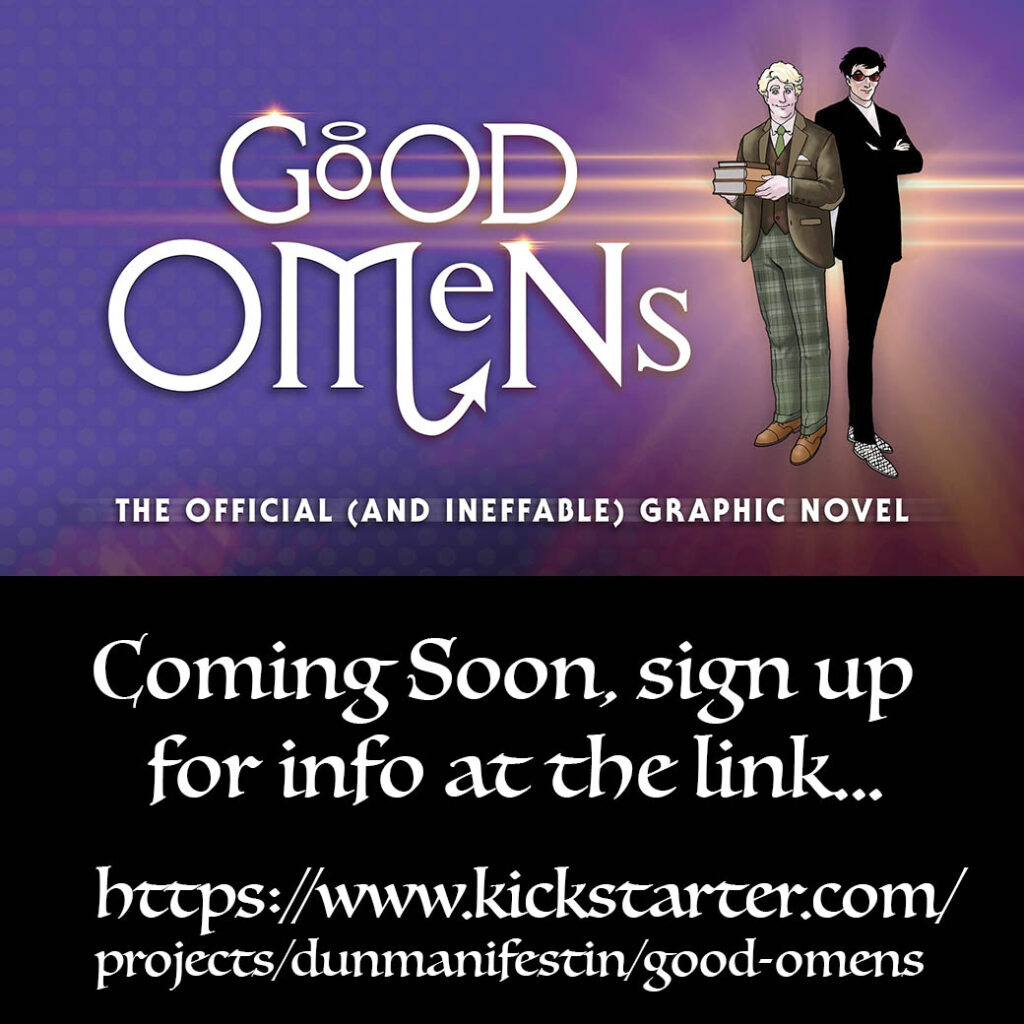 Terry Pratchett and Neil Gaiman Tap Colleen Doran to Adapt GOOD OMENS to graphic novel | Colleen ...